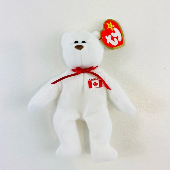 Ty | Toys | Nwt Maple The Bear 993 Ty Retired Teenie Beanie Babies Rare ...